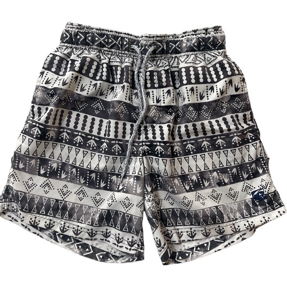 Island Haze | Swim | Island Haze Mens Boys Swim Trunks Black White ...